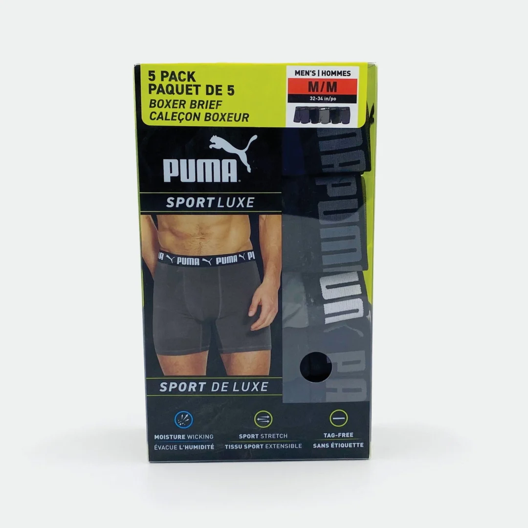 PUMA 5 PACK BOXER BRIEF - WOWSOUQ